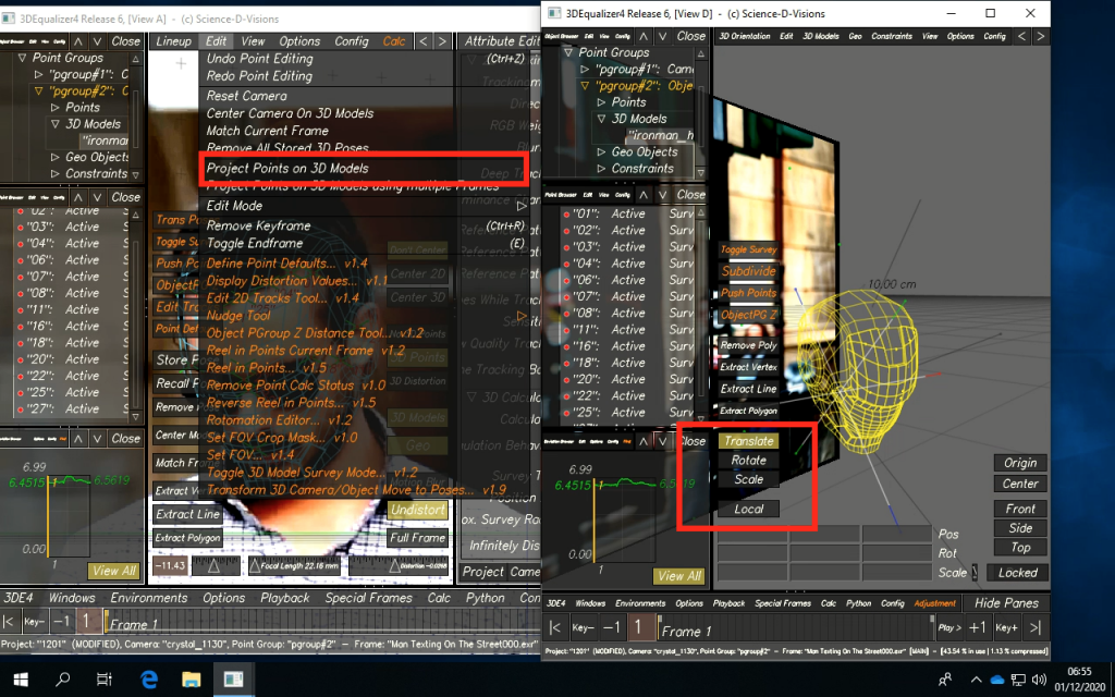 3D Equalizer — Rotomation | Crystal MA 3d Computer Animation